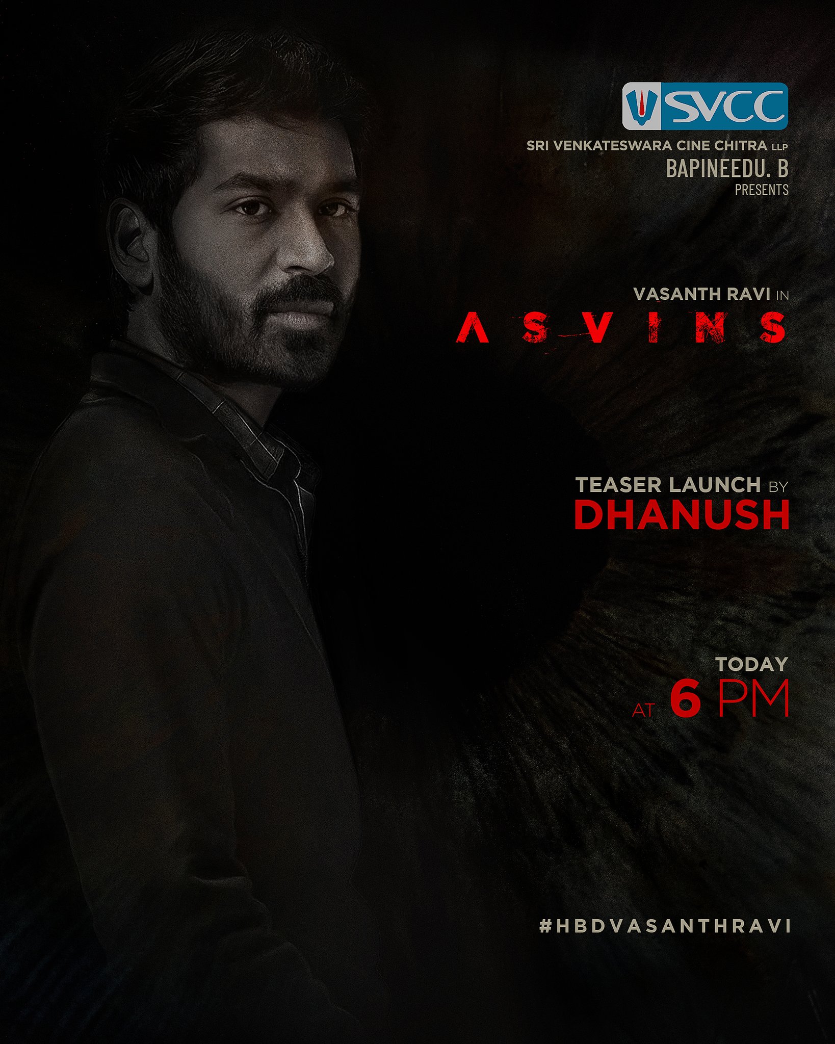 Asvins on Twitter: "Join us in wishing a very Happy Birthday to our beloved @iamvasanthravi, our ...