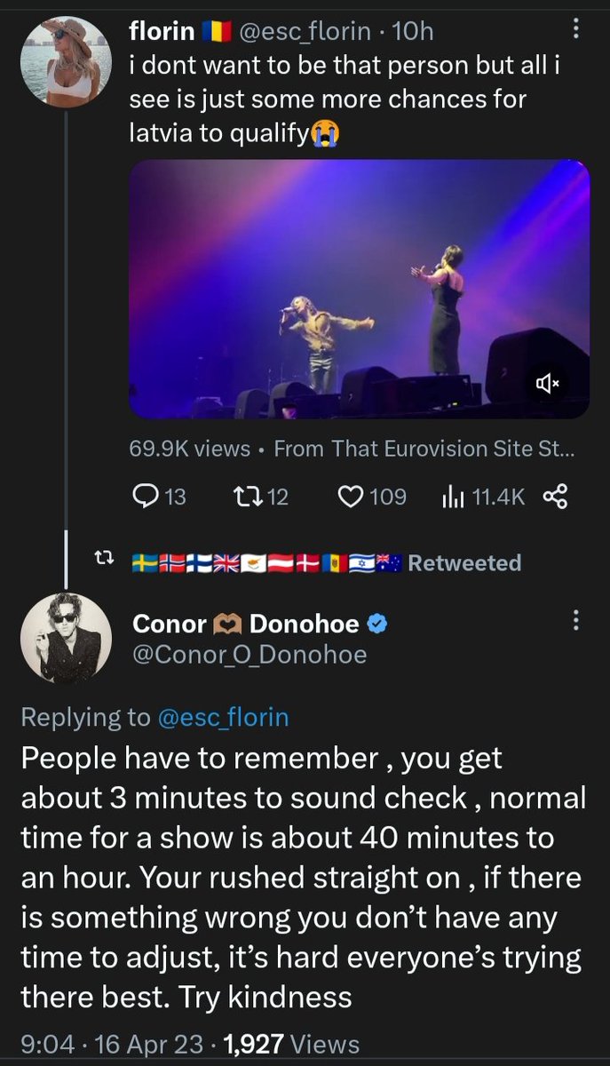 Shanes Eurovision Review On Twitter More Reason To Get Behind Conorodonohoe And