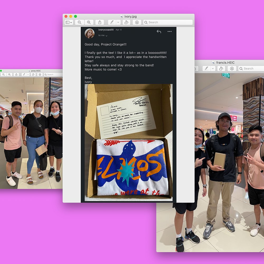 Project Orange on Twitter: "Congratulations to our merch winners! Till the next one! 🎉"