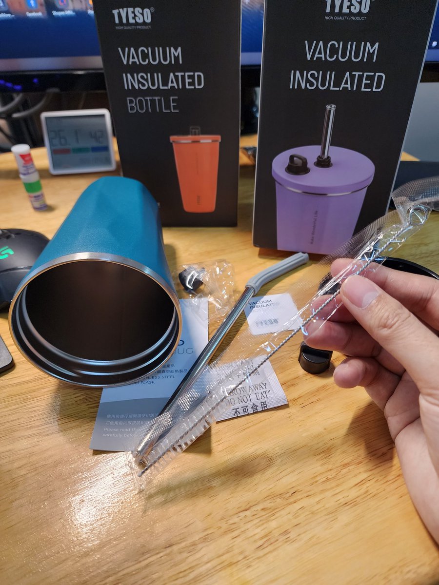 Pannaphat Kosasaeng (krapalm 🐒 กระปาล์ม) on Twitter: "ซื้อแก้ว TYESO มา แก้วตัวดังใน TikTok เก็บ ...