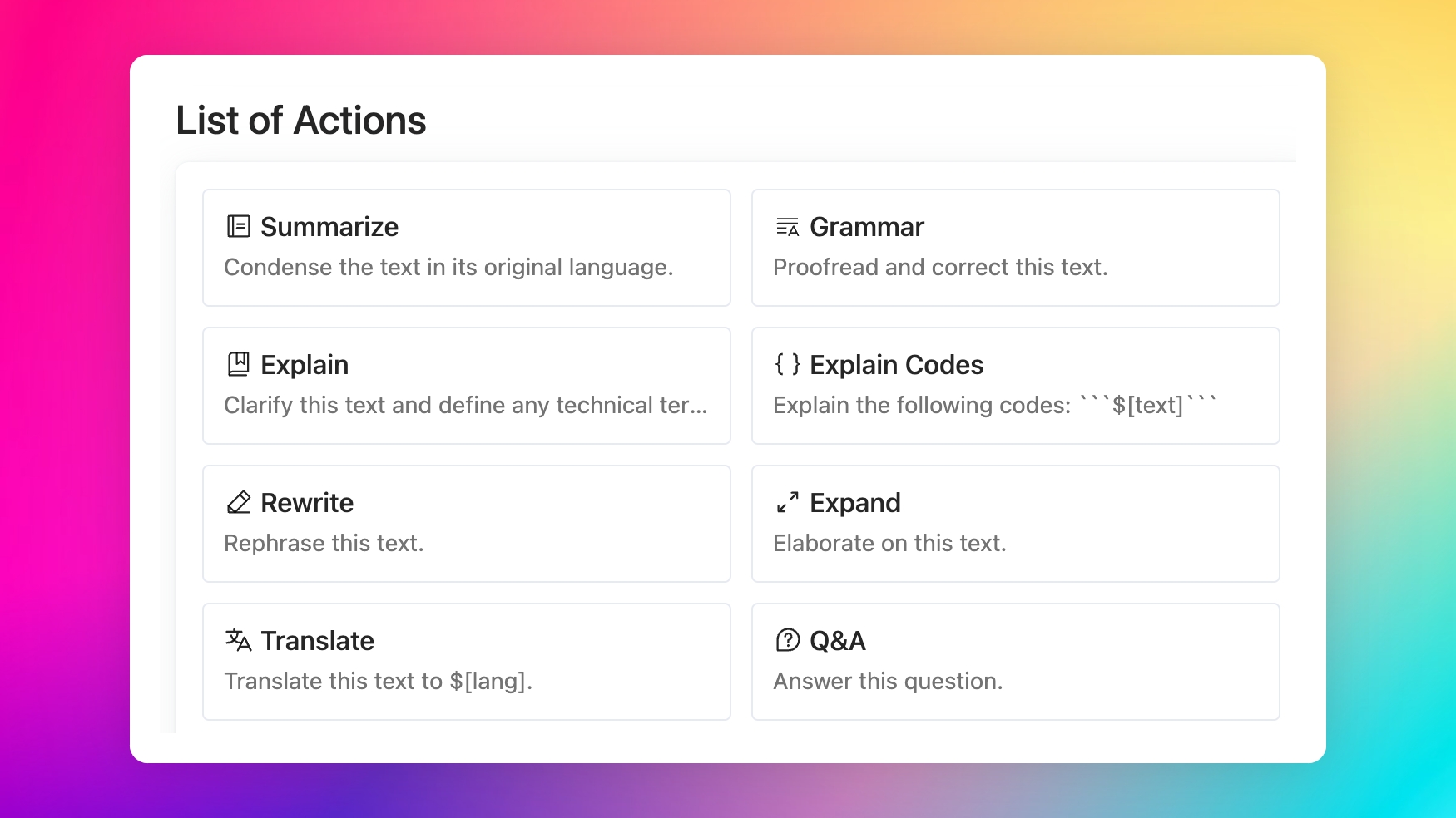 Monica_IM on Twitter: "Quick Action just got even better with six new actions: Summarize ...
