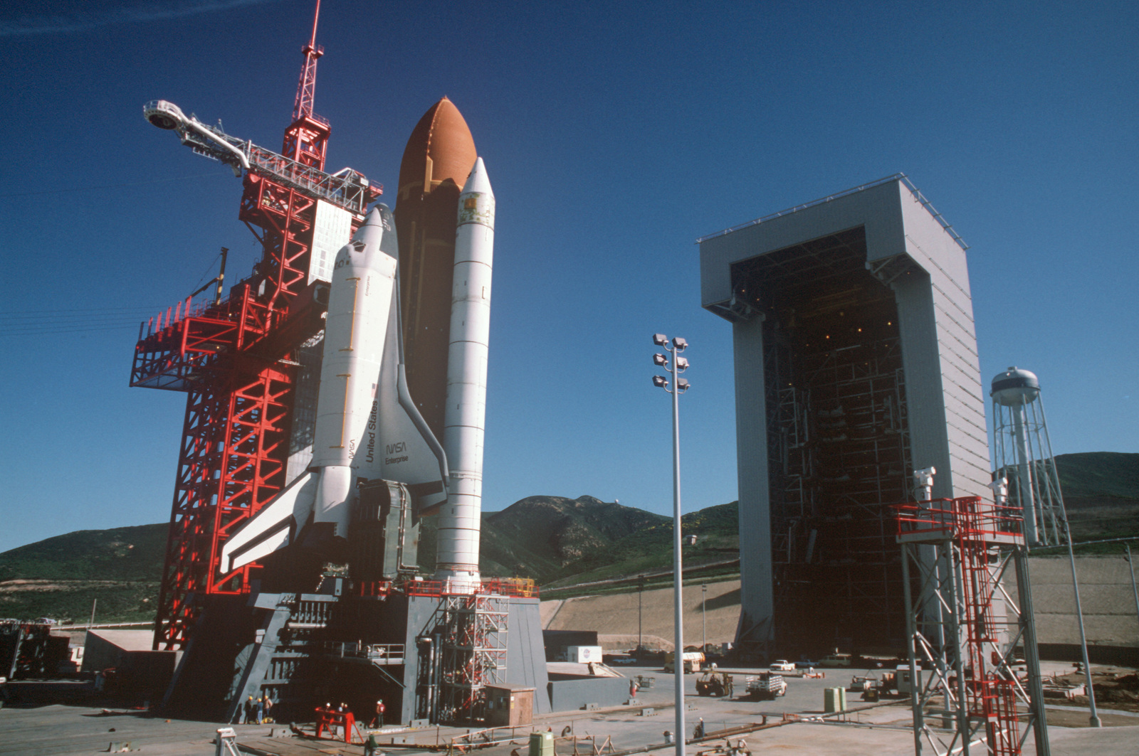Space Shuttle At Vandenberg