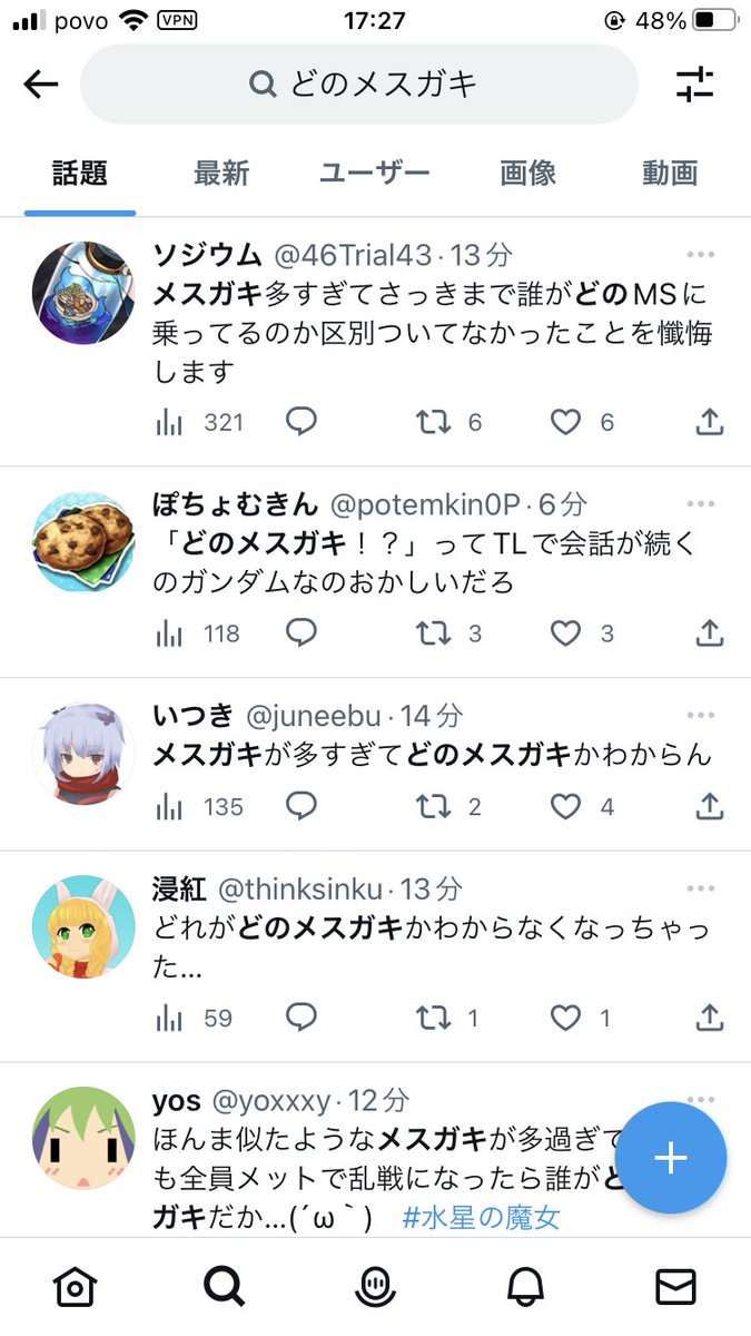 みんなのガンダム水星の魔女に関するツイートが興味深い！その3 - cureco beta