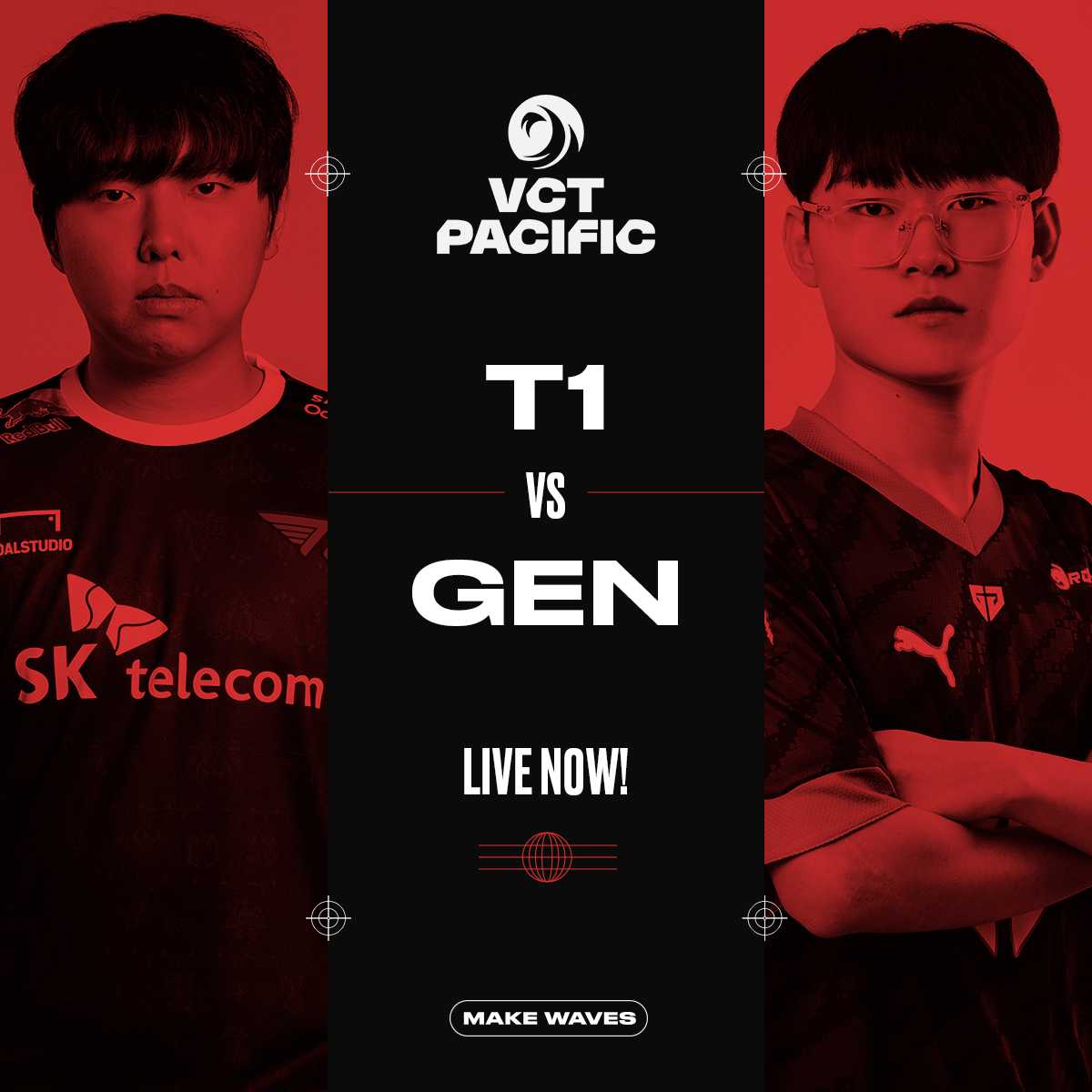 VALORANT Champions Tour JAPAN on Twitter: "#VCT #VCTPacific Week 4 Day 2 T1 @T1 vs Gen. G @GenG ...