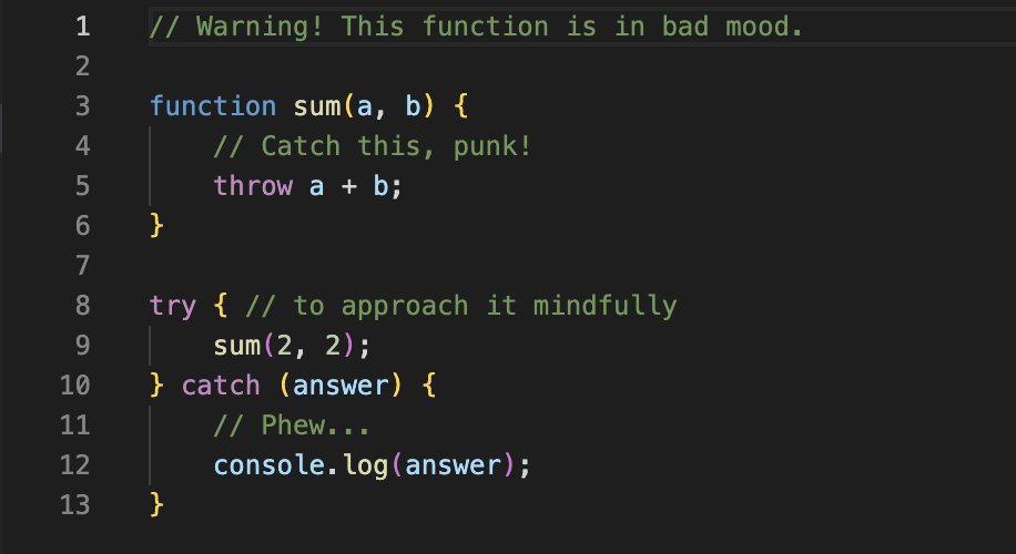 Programmer Humor On Twitter Javascript Forbidden Practices Part 3 Angry Function 2737