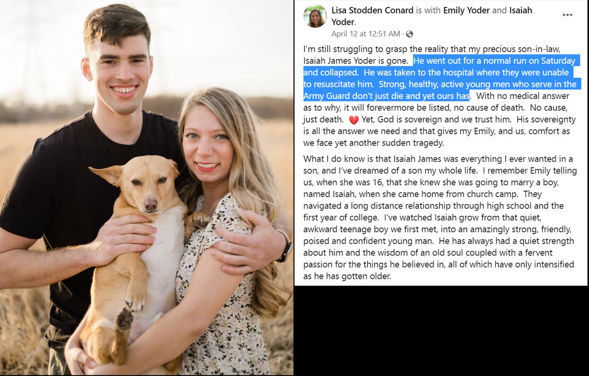 Masters of on Twitter: "RT @MakisMD: Parnell, IA - 24 year old Isaiah Yoder died suddenly while ...