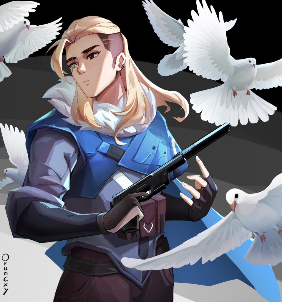 Oran on Twitter: "#VALORANT #ValorantArt #sova Sova day 15"