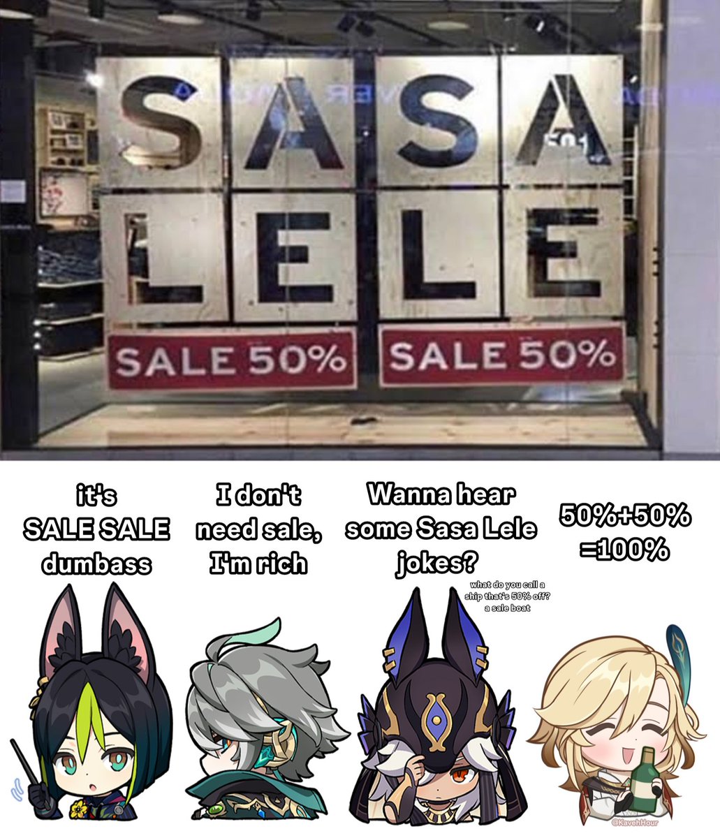 ON 📌 LAPAK GACHA on Twitter: "sasa lele meme versi 4ggravate, chibi Kaveh credit to @/KavehHour ...
