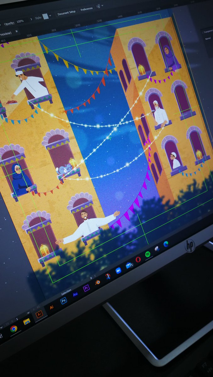 illustrator sa on Twitter: "RT @Ala_wadia: سلام.. مشهد سريع للعيد واللي سمح فيه العميل بنشره كل ...