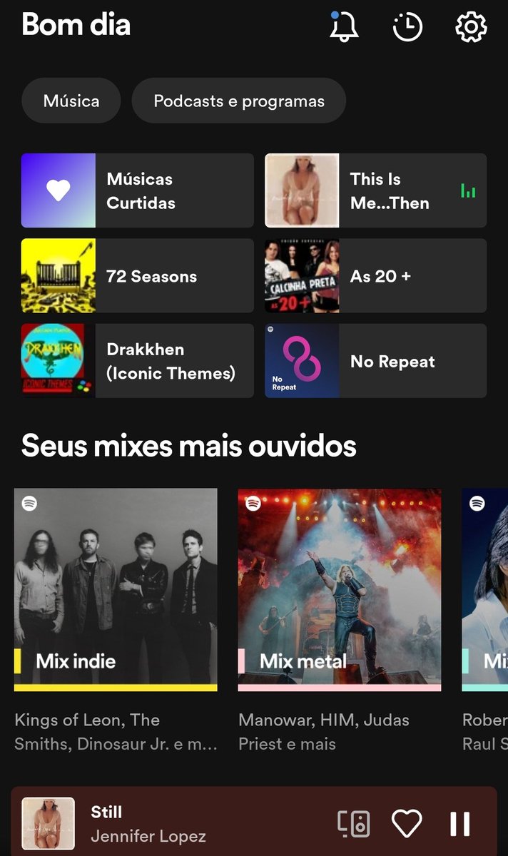 Laís on Twitter: "Qual o início do spotify de vocês? O meu:"