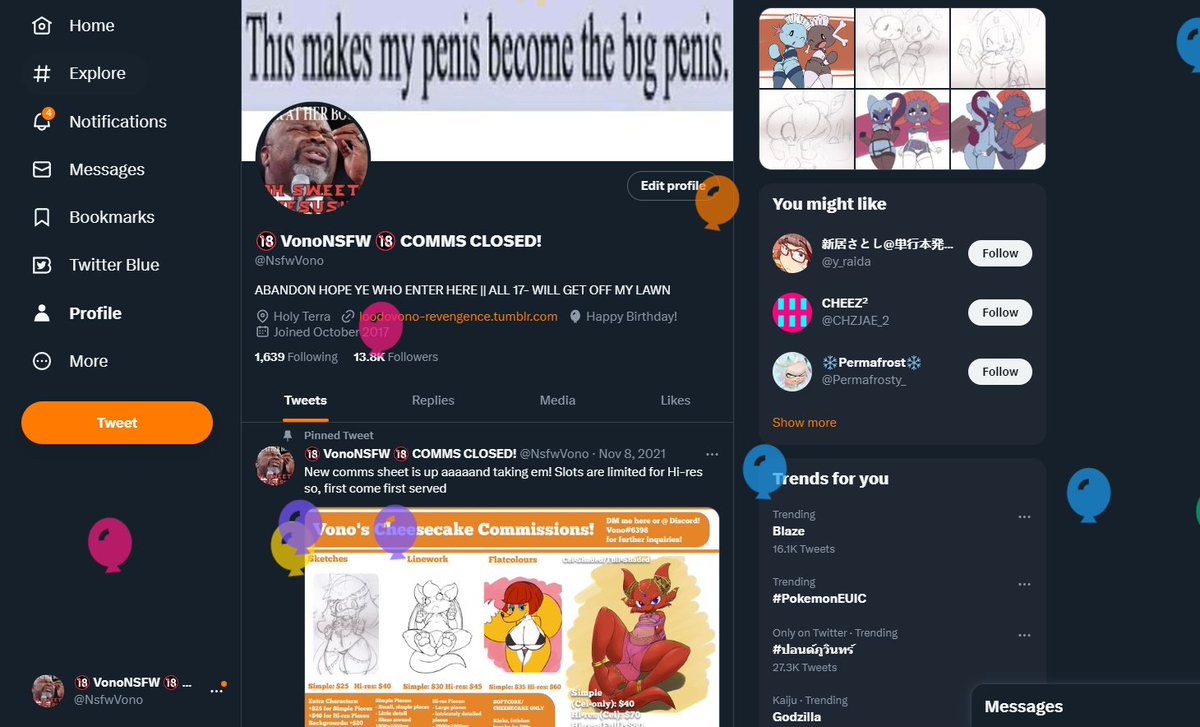π VonoNSFW π COMMS CLOSED! on Twitter ... π VonoNSFW π COMMS CLOSED! on Twitter ...