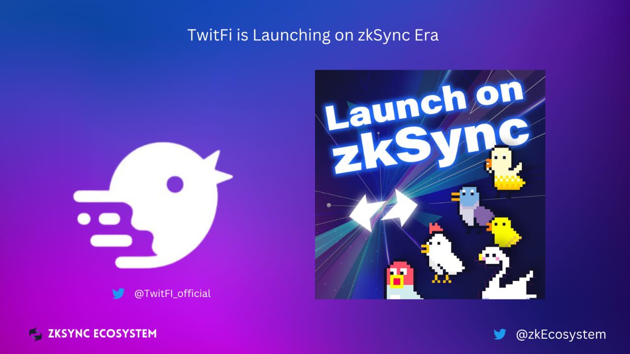 zkSync Ecosystem on Twitter: "@TwitFi_official with a proven track record in ETH and BNB Chain ...