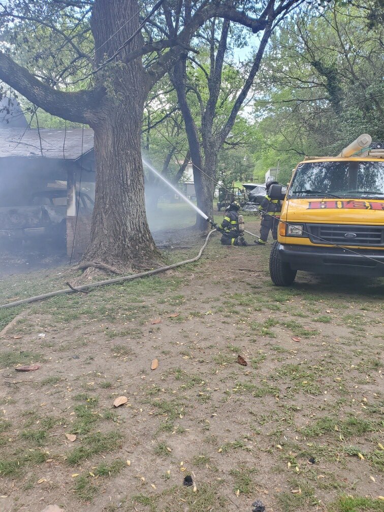 Catching Fire Lightning Tree Scene