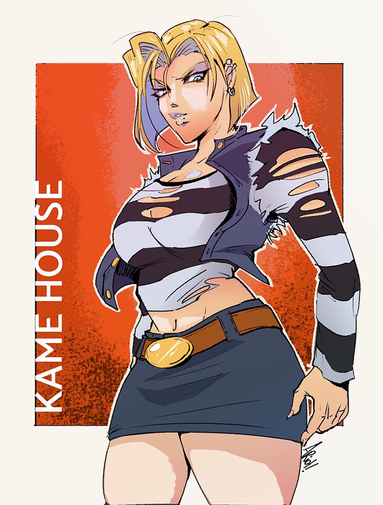 💊 Queen Riot On Twitter Android 18 Warm Up Sketch Ready For A Day Of Art ~ Dbz