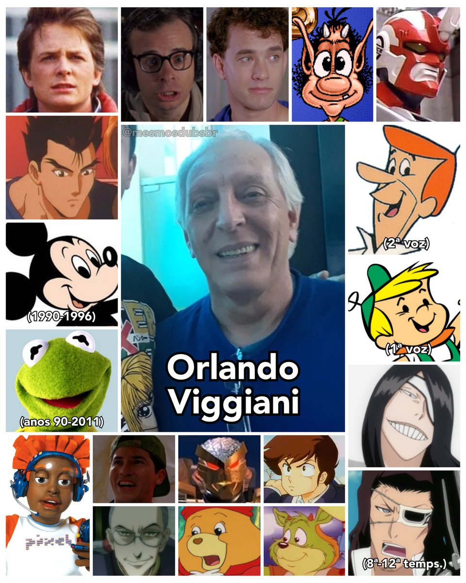 Personagens Com os Mesmos Dubladores! on Twitter: "Lenda vivíssima e icônica entre as vozes ...