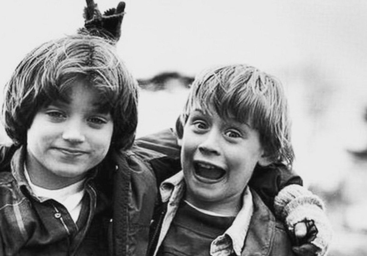 Sluts and Guts on Twitter: "Elijah Wood and Macaulay Culkin on the set of The Good Son in 1993 ...