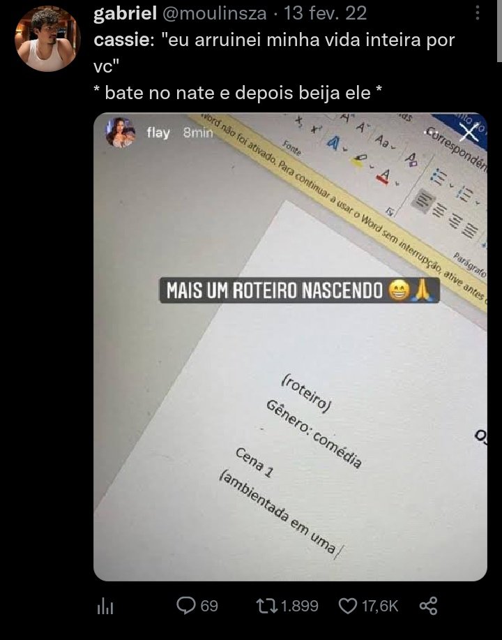 gabriel on Twitter: "dou altas risadas lembrando, ainda levei algumas lacradas de uns fãs da ...