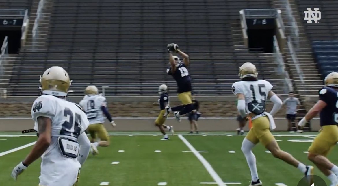 Tyler Horka On Twitter Notre Dame Freshman Wide Receiver Jaden