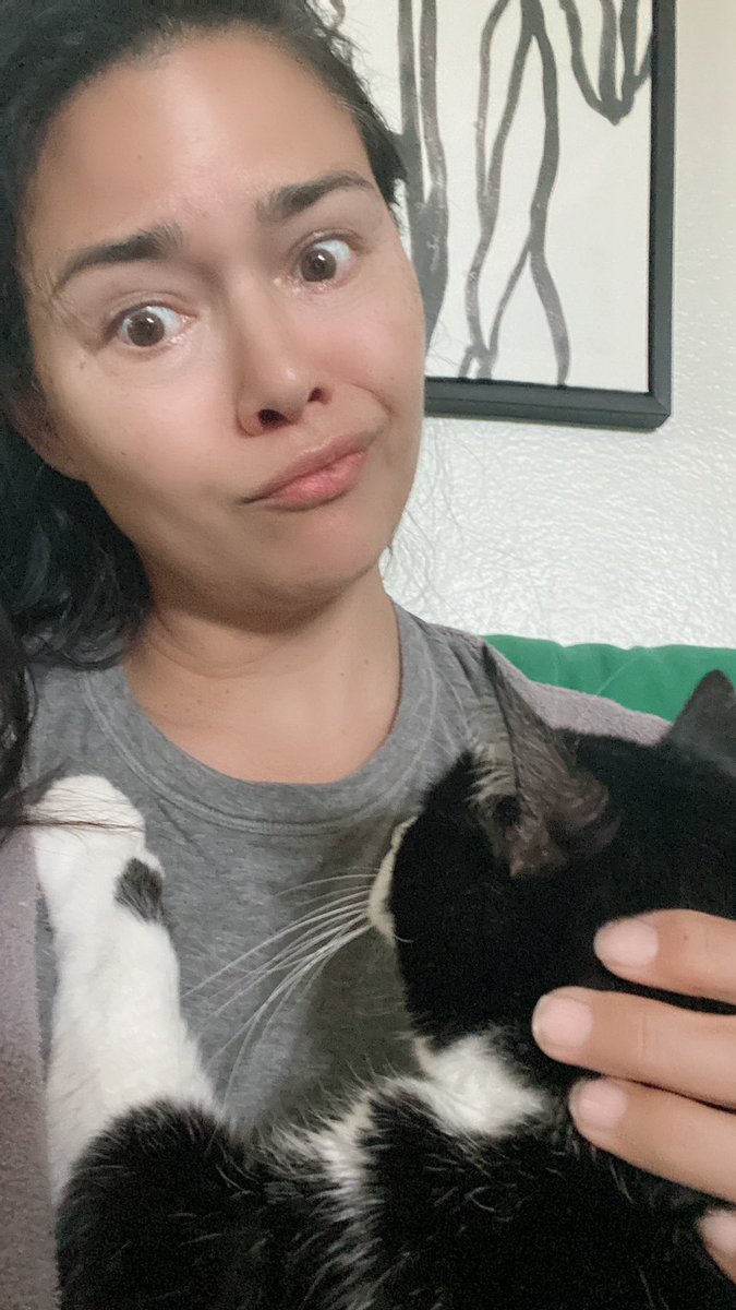 Dana Vespoli on Twitter: "Spot is comforting me through this allergy season🤧🌺🌸☘️🌳"