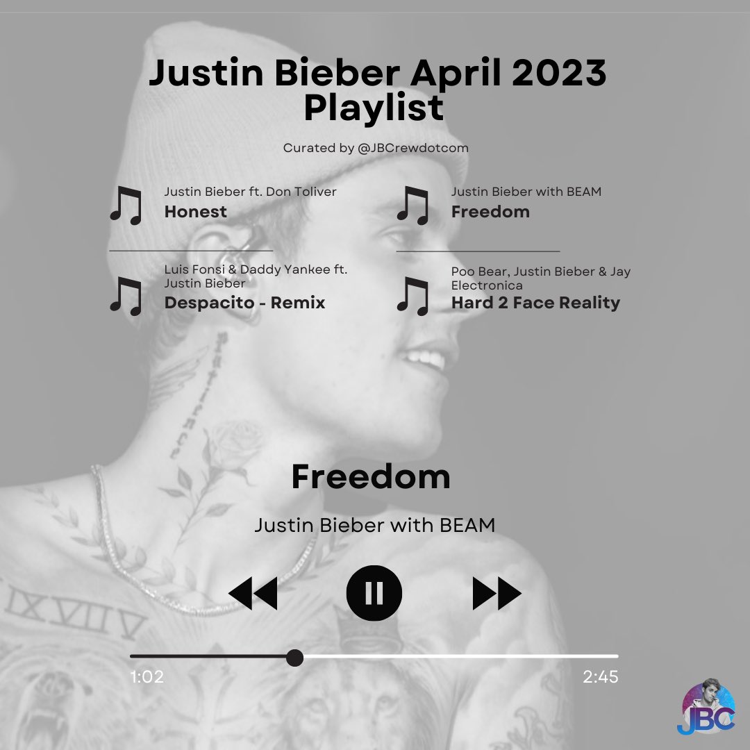 Justin Bieber Crew on Twitter: "Check out our playlist of Justin Bieber songs that have ...