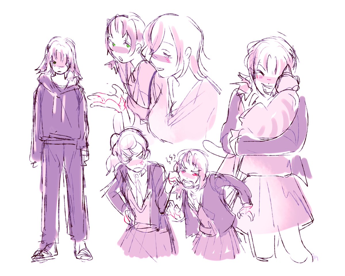 shu🍩 s/h on Twitter: "most of my femstars drawings r doodles but yeah"