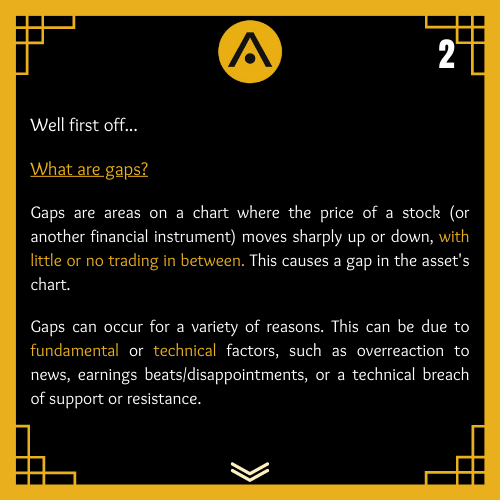 ⚠ 𝐆𝐀𝐏𝐒 ⚠ Here's a thread that explains gaps, how gap fills work, and ...