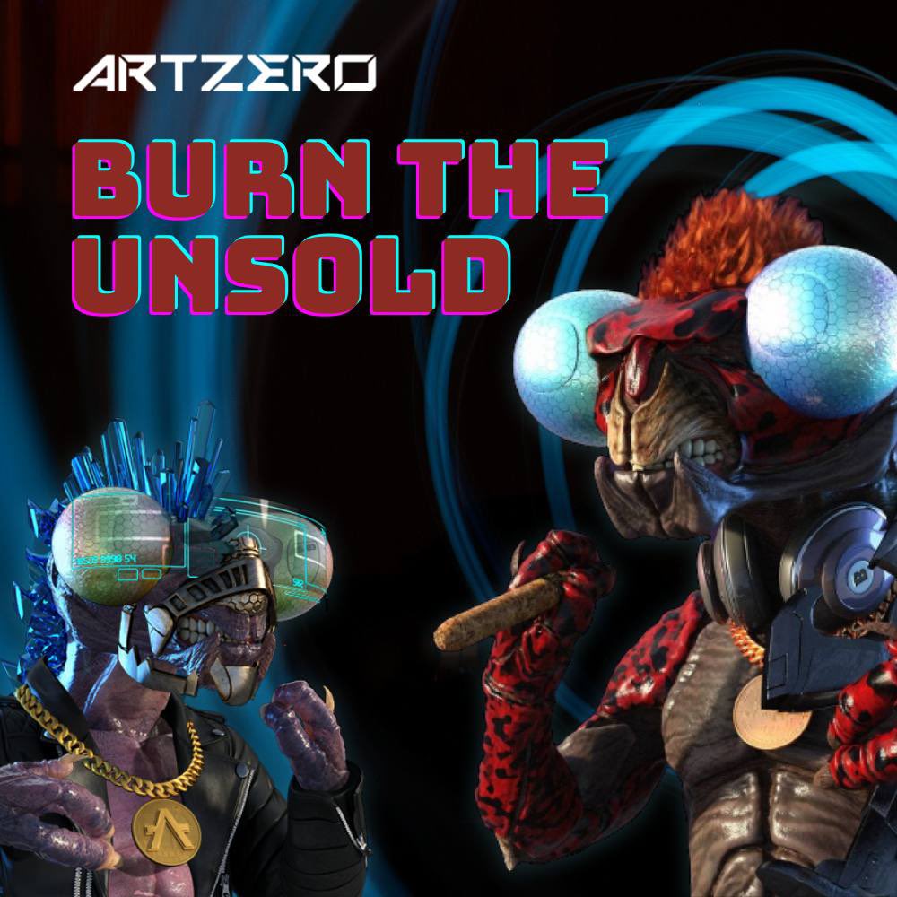 ArtZero | NFT Marketplace using Ink! on Twitter: "UNSOLD PMPs WILL BE BURNED 🔥 After internal ...