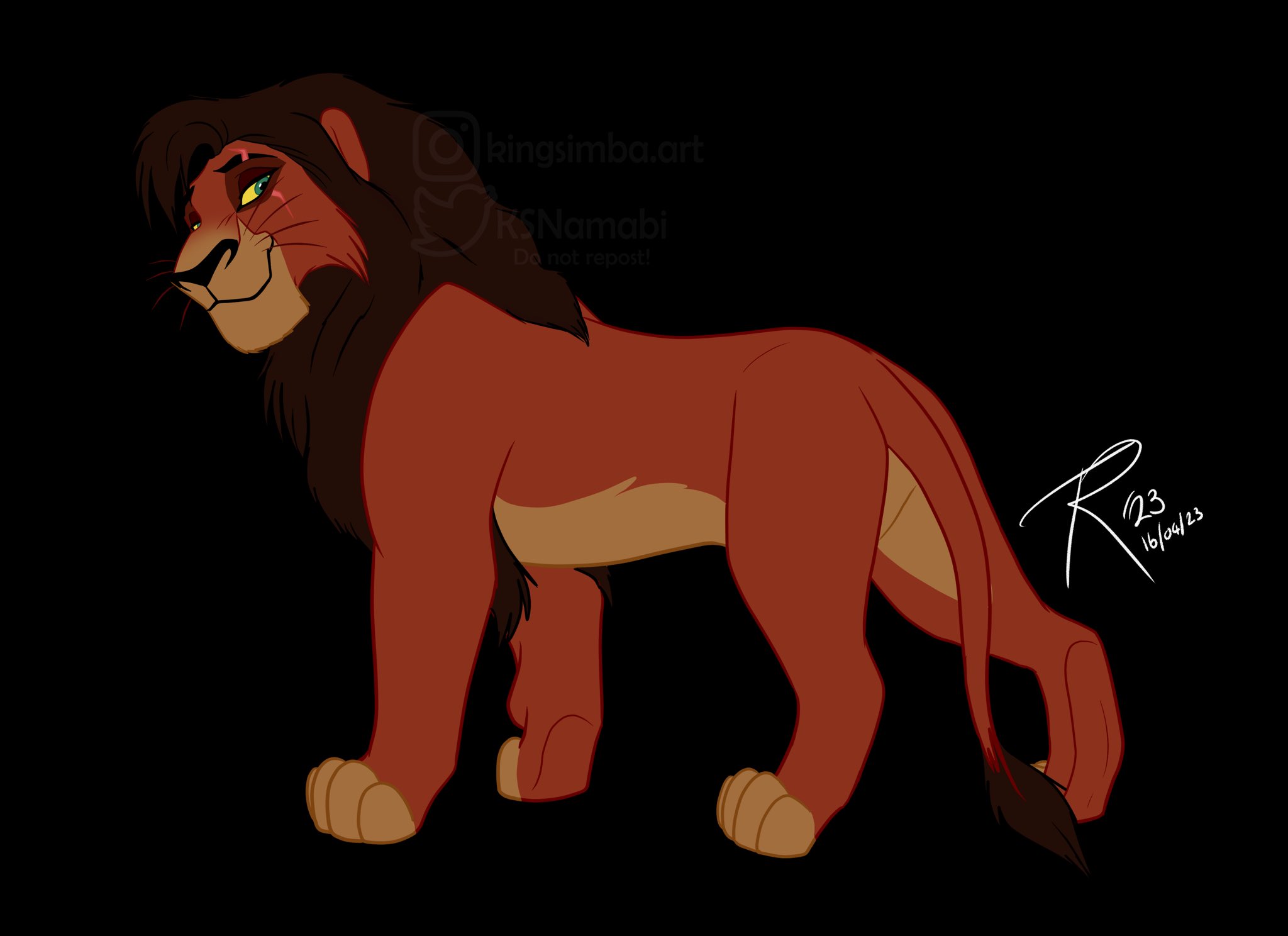 Lion King Kovu Drawings