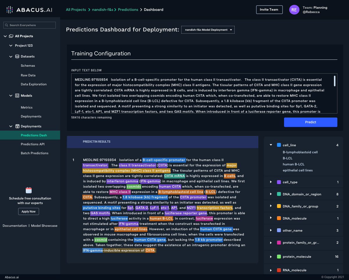 Abacusai On Twitter Get Insights From Your Text Over The Years Weve Built Many State Of