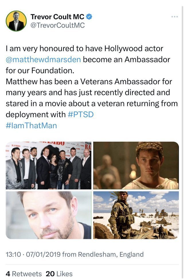 Matthew Marsden on Twitter: "This is why so many decorated combat veterans don’t bother. I know ...