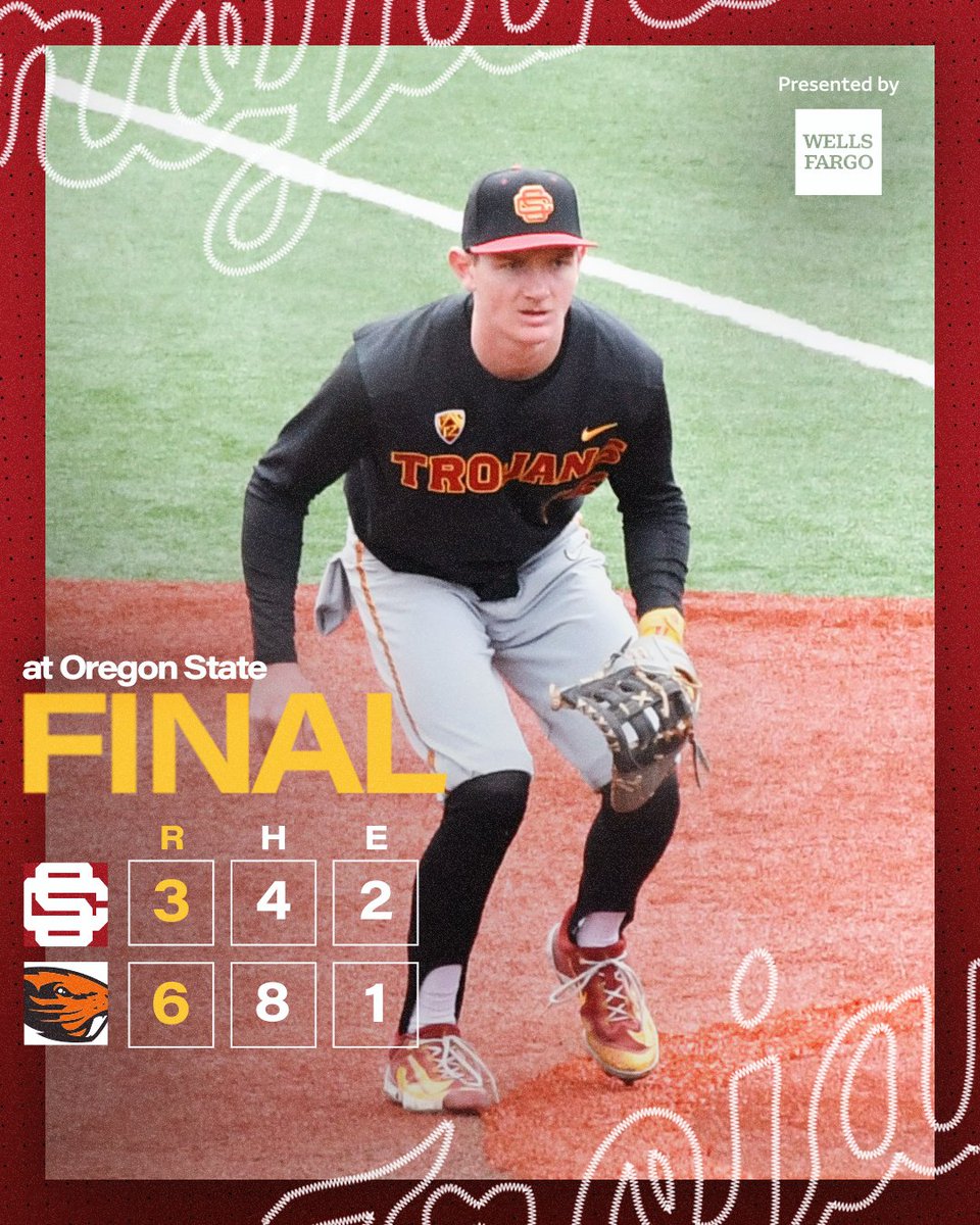 USC Baseball on Twitter: "FINAL | Oregon State 6, #21 USC 3 Tough weekend in Corvallis. Trojans ...