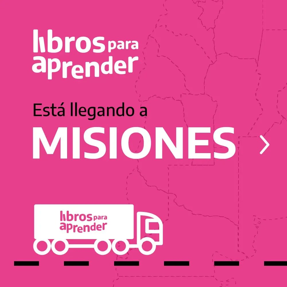 Ministerio de Educación de la Nación Argentina on Twitter: "Ya llegaron a Misiones 490.000 ...