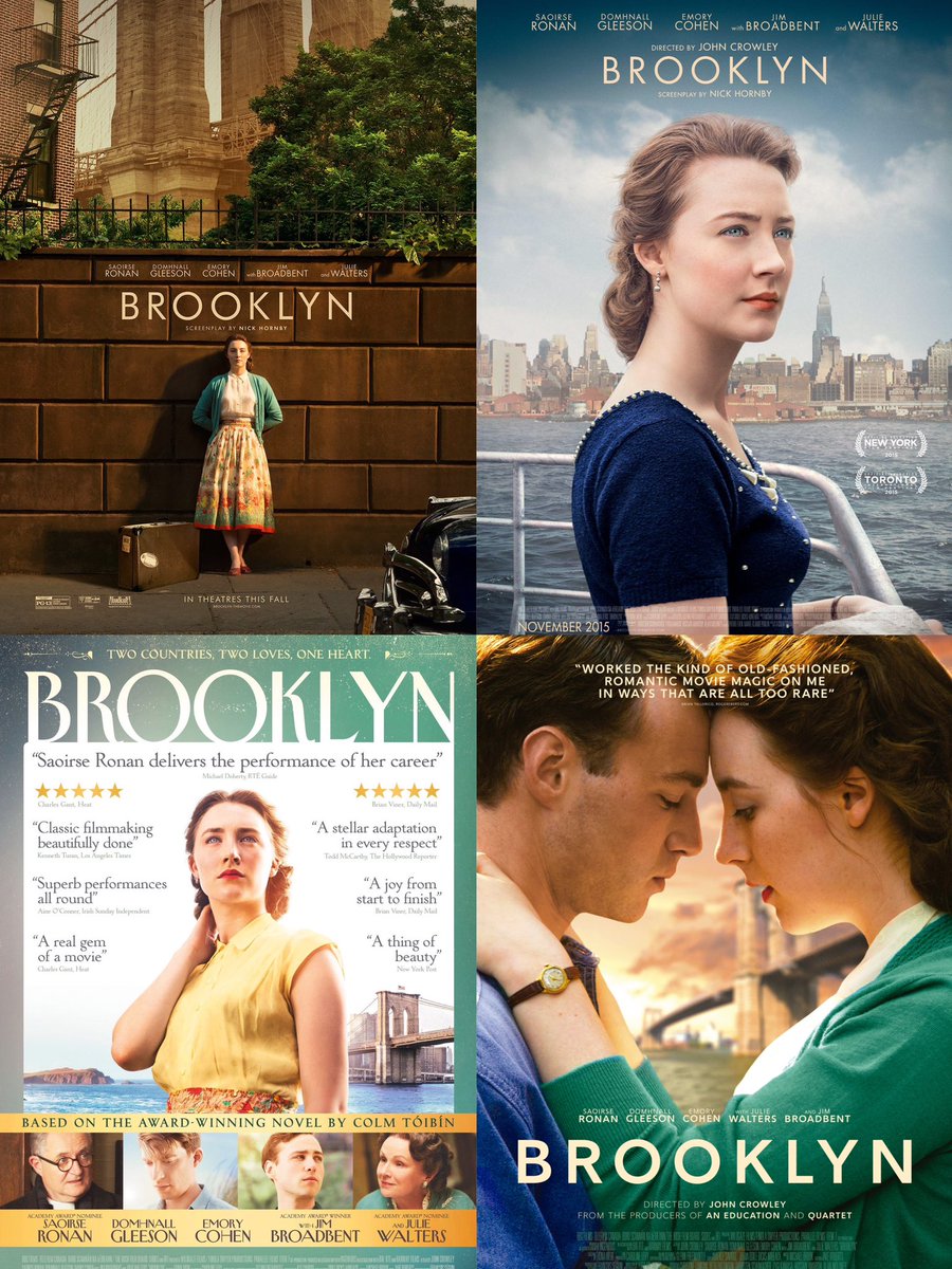 saoirse ronan archive on Twitter: "brooklyn (2015) movie posters >>>"