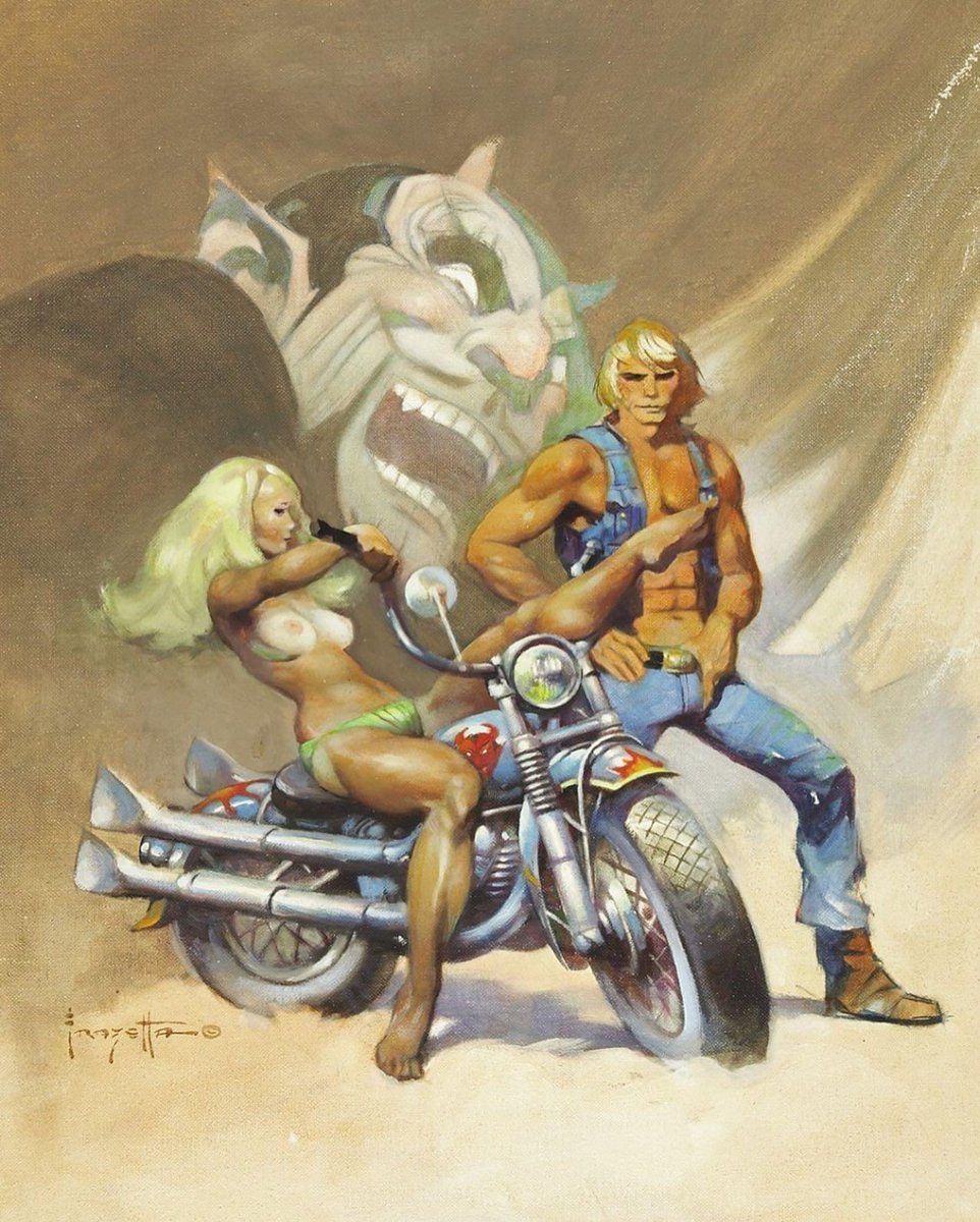 Frank Frazetta on Twitter: "Frank Frazetta’s “Devil Rider”"