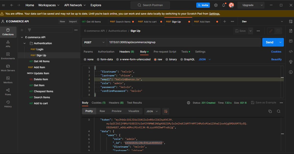 Agba Coder⚡ on Twitter: "I have just finished the fifth API on the list(E-commerce API). This ...