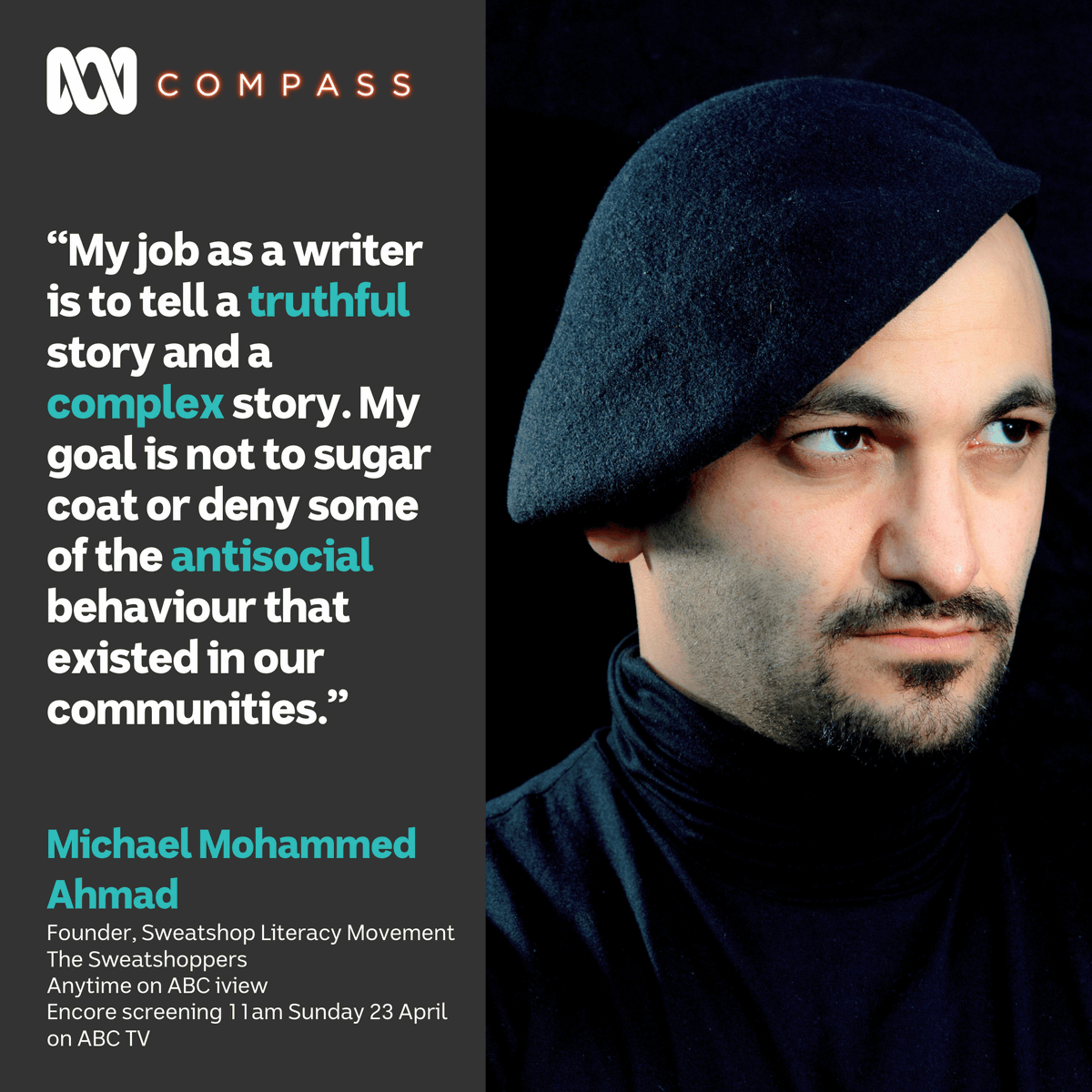 ABC Religion&Ethics on Twitter: "This week on Compass meet one of Australia’s most exciting ...