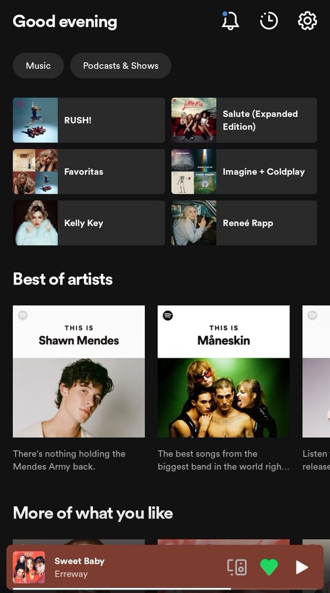 tião padeiro on Twitter: "Qual o início do Spotify de vocês? aquela imagem da menina com o rosto ...