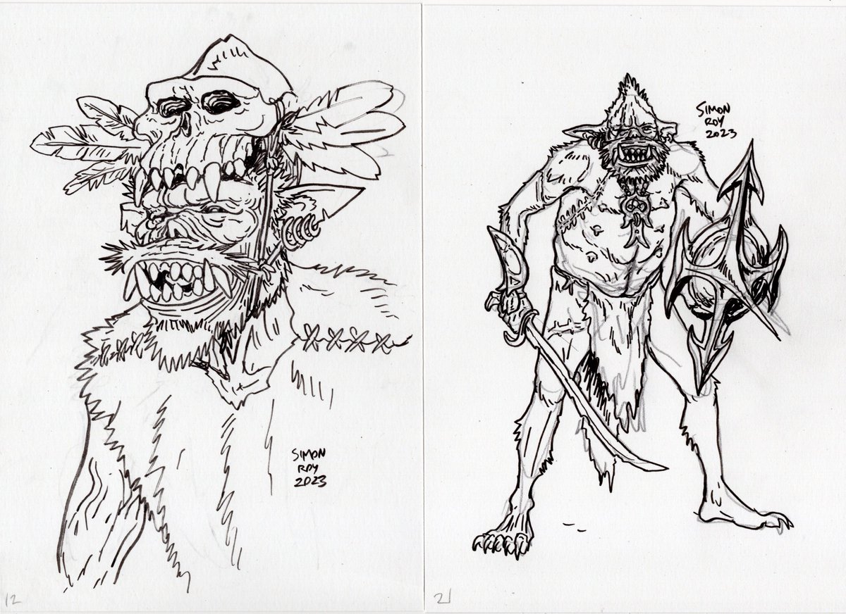 Simon Roy - TCAF 2018 on Twitter: "Two more sketchcards from the griz ...