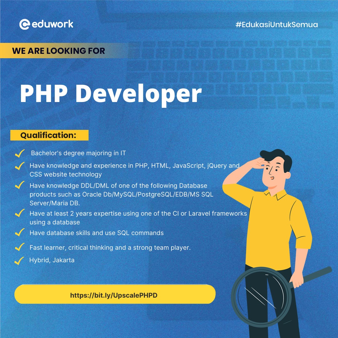 HR. D Bacot on Twitter: "RT @AzizNun: @LokerKarir_IT Hi, Everyone! PT. Talenta Sinergi Group ...