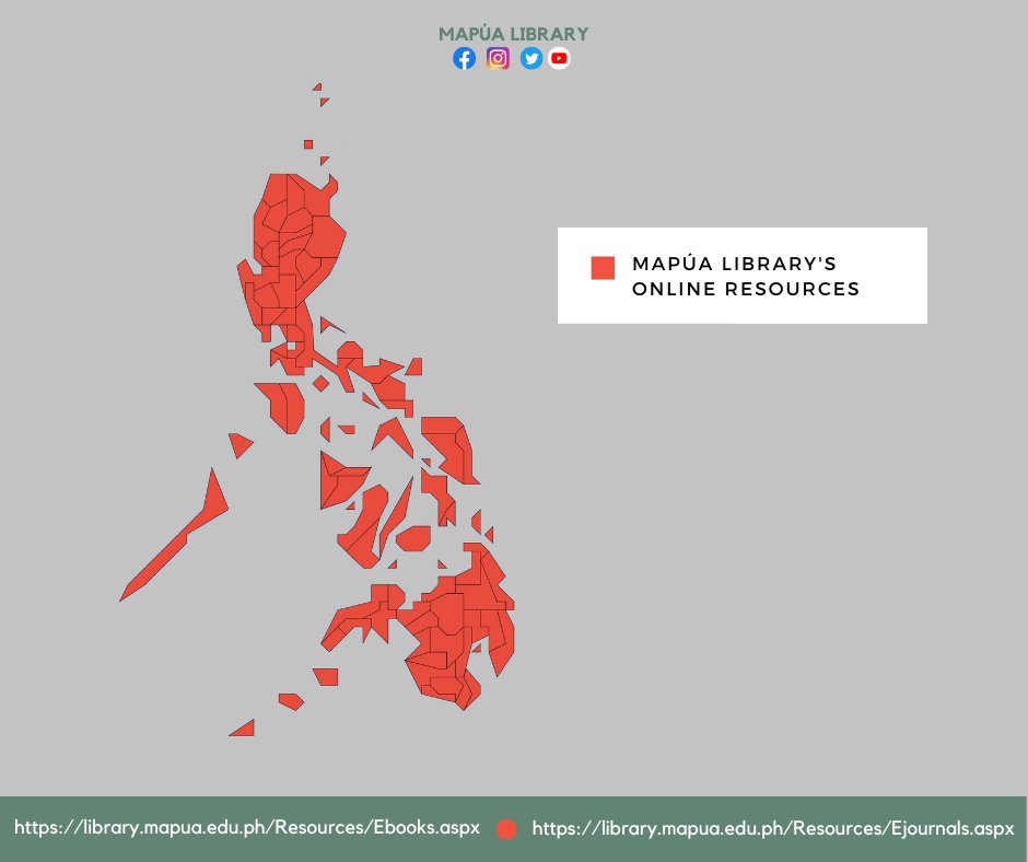 Mapua Library on Twitter: "Basta may internet, kahit saan ka pa sa Pinas ay maaaccess mo ang ...