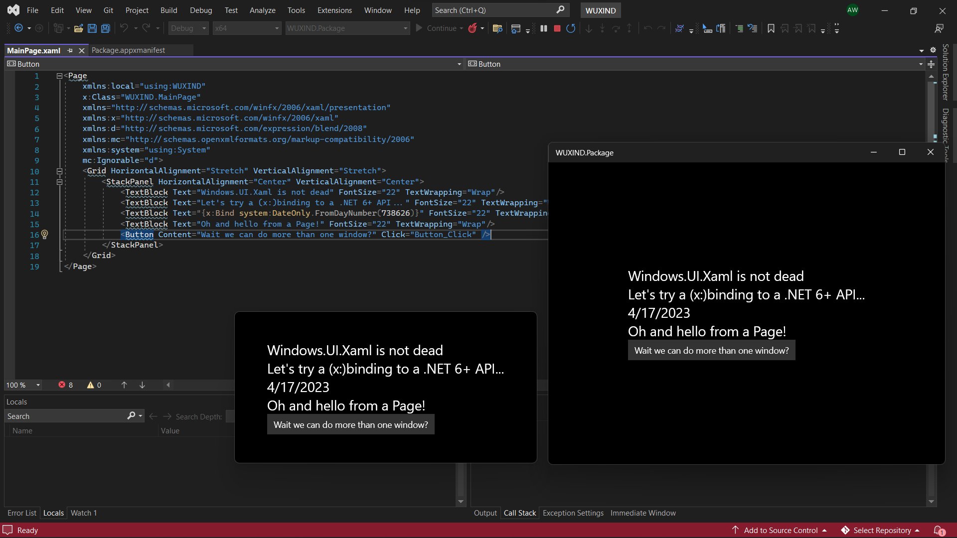 Ahmed Walid on Twitter: "@driver1998 it's possible to achieve without using WASDK, but still a ...