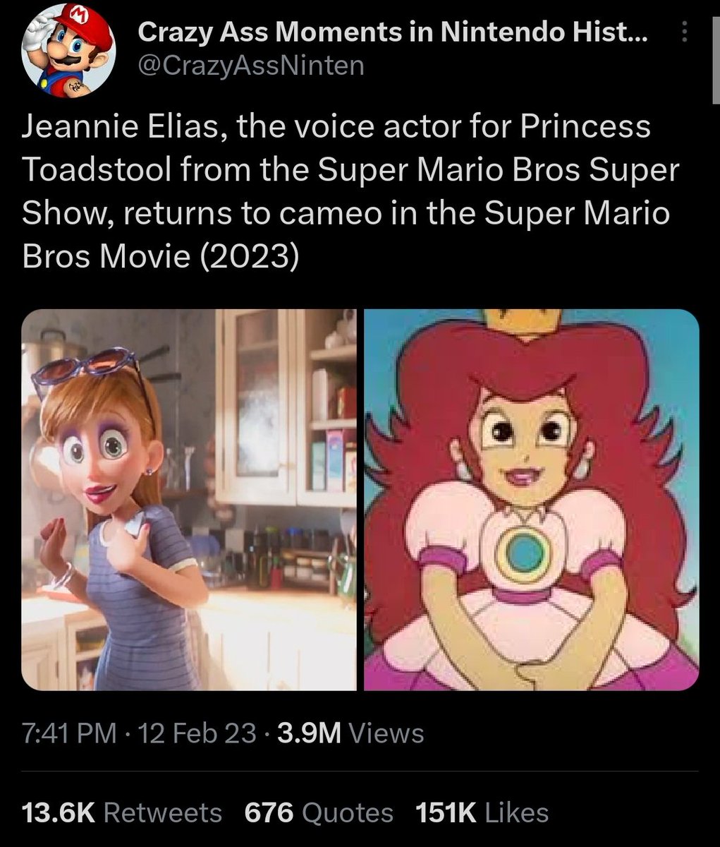 Jeannie Elias Super Mario