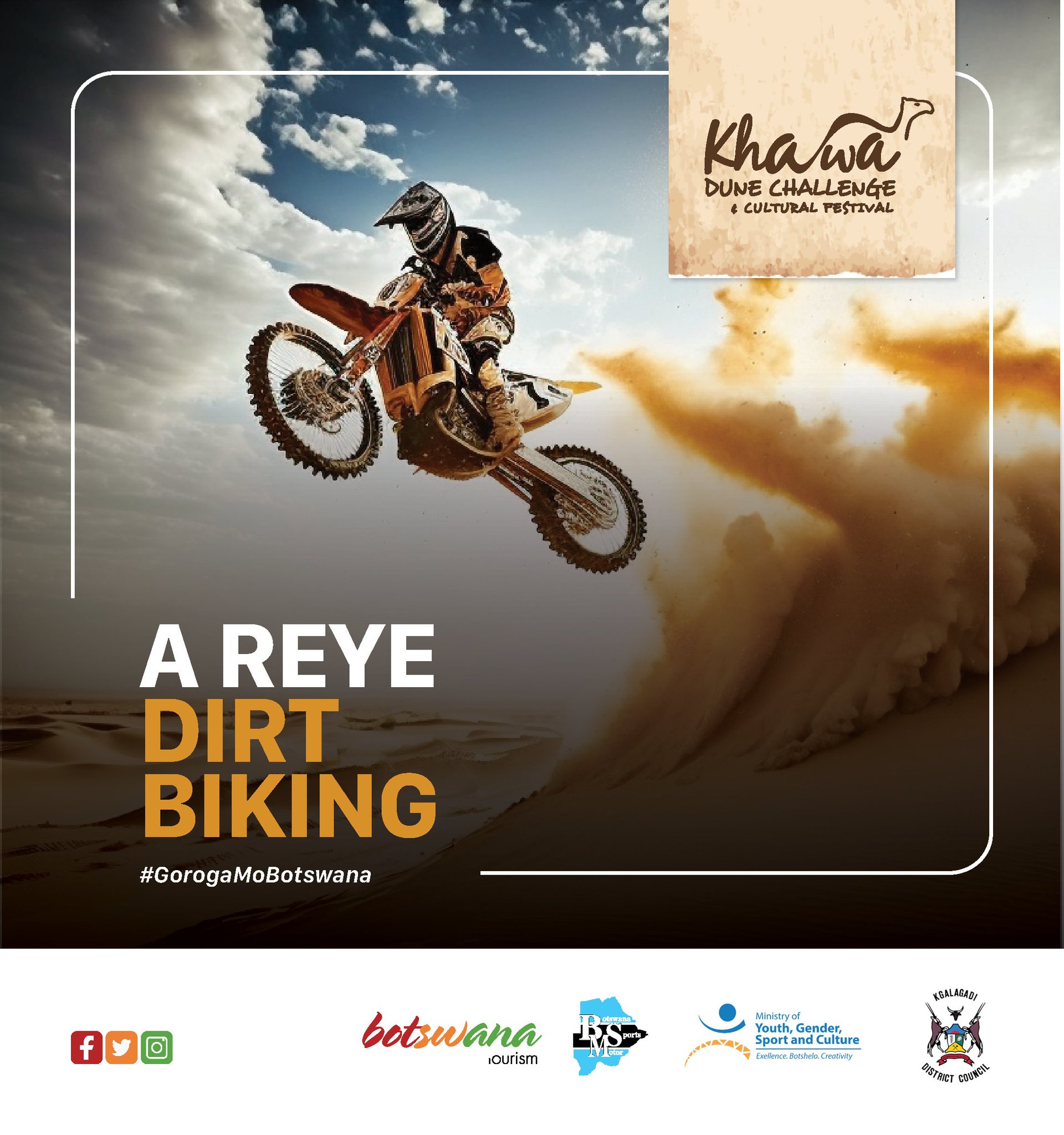 Botswana Tourism on Twitter: "Experience the thrill of exploring the dunes of Khawa village at ...