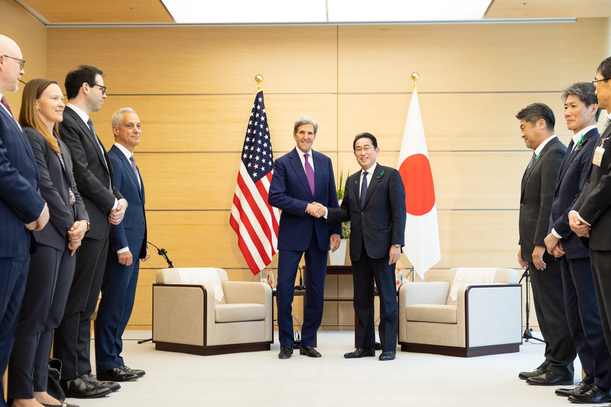 ラーム・エマニュエル駐日米国大使 On Twitter Kudos To Kishida San And Kerry San For