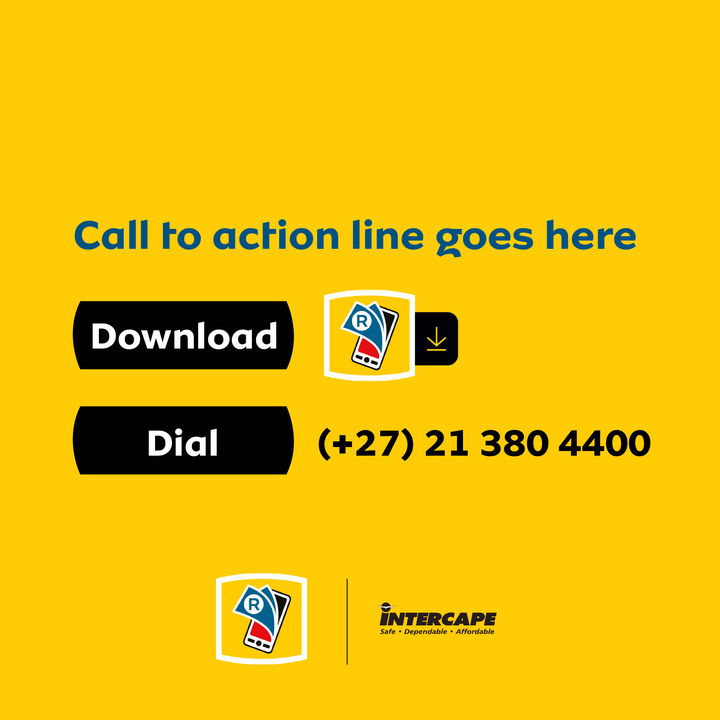 Intercape on Twitter: "INTERCAPE TICKETS AVAILABLE ON THE MTN App Download the app from the App ...