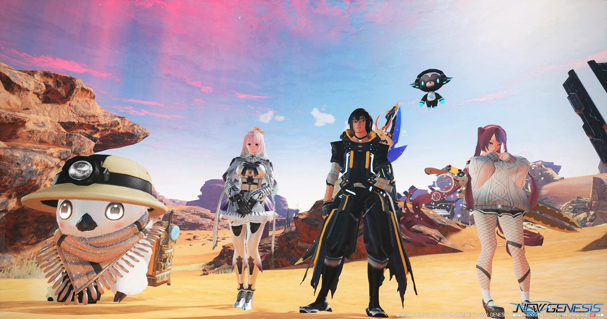 霧衣-kirie- on Twitter: "チームでリテム防衛に行きました #PSO2NGS #PSO2NGS_SS #ハピパル"