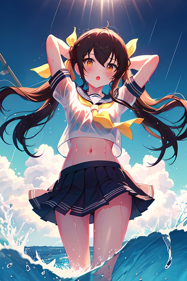 리스타りすた on Twitter: "성장한 U149 AI그림 예쁘다"