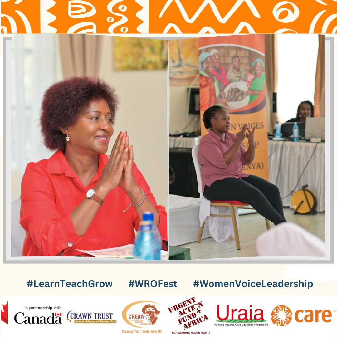 Creaw Kenya On Twitter The Wvl Program Has Given The Women Rights