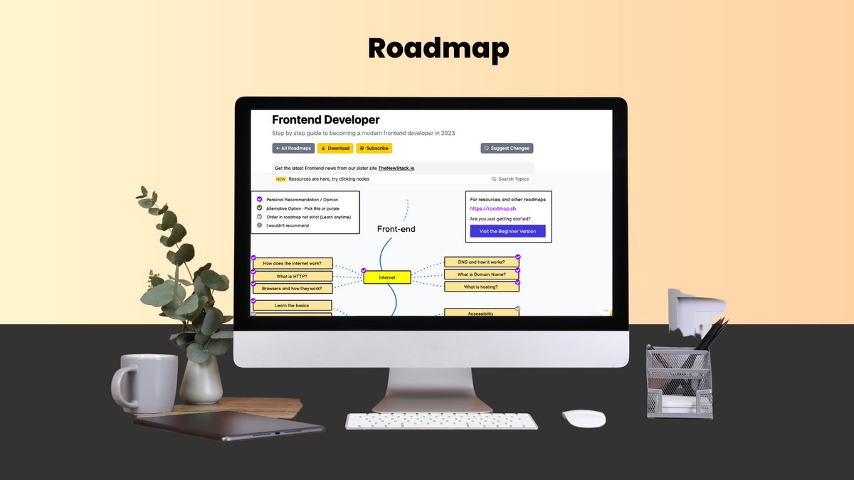 Atakan | Notion Gags 🧲 on Twitter: "1/ roadmap sh A community effort to create roadmaps, guides ...