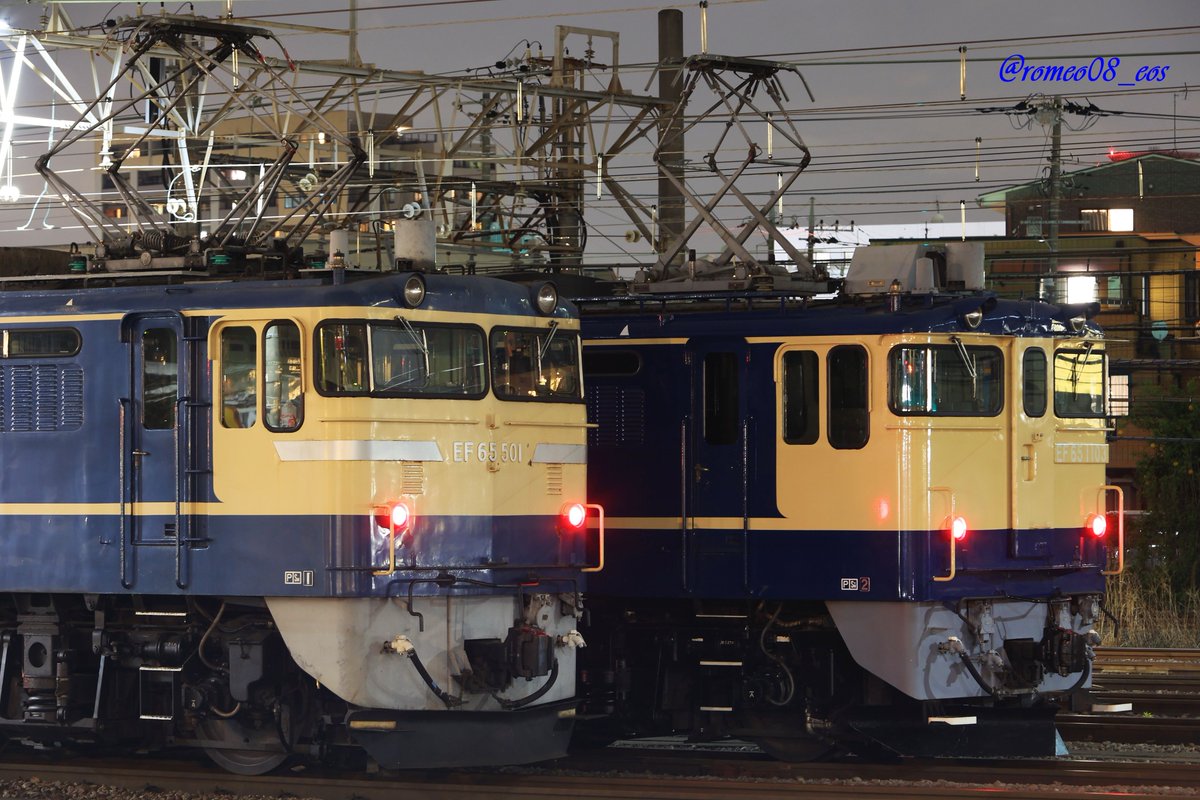 romeo08 on Twitter: "EF65 501 x EF65 1103"